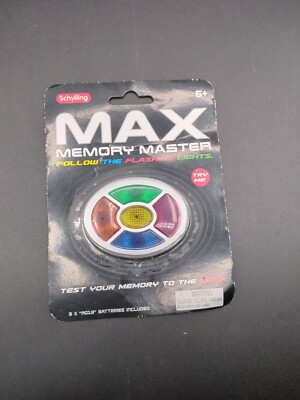2017 Schilling MAX MEMORY MASTER Simon Says Handheld ELECTRONIC GAME ...