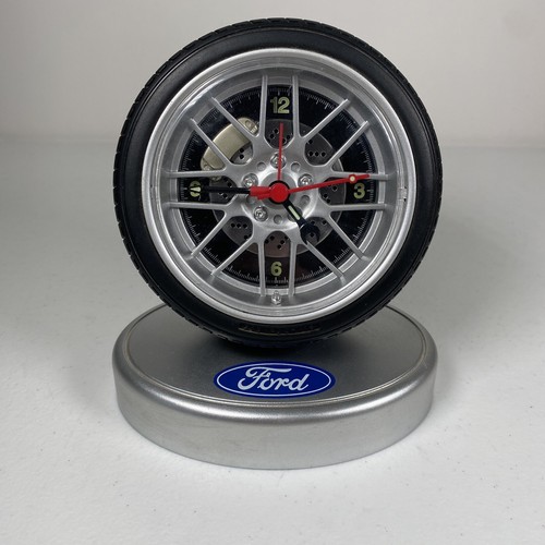 Ford Wheel Tire Desk Clock Alarm Clock Working Mustang Gift | eBay