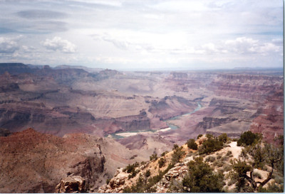 Vintage 1990s Found Photo - Pretty Landscape View Of Grand Canyons ...