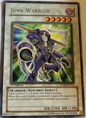 1x (LP) Junk Warrior - DP08-EN012 - Rare - 1st Edition YuGiOh | eBay