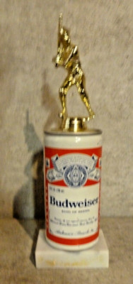 VINTAGE 1970's BUDWEISER CAN BASEBALL TROPHY 10" TALL | eBay