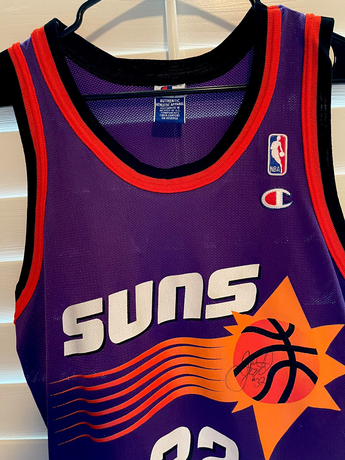 Vintage Phoenix Suns Jason Kidd Jersey Autographed Si… - Gem