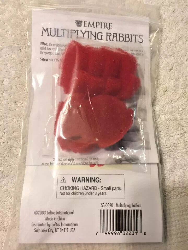 magic sponge multiplying rabbits new | eBay