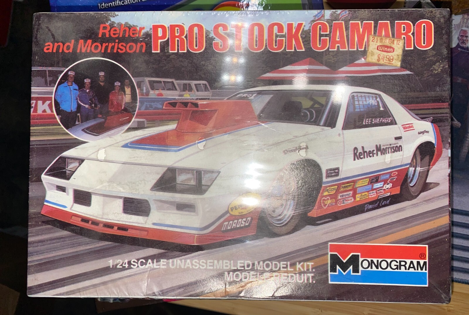 Monogram Pro Stock Camaro Reher and Morrison 1/24 FS Model Car Mountain ...
