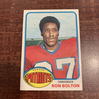 1976 Topps Ron Bolton # 284 New England Patriots Football Card NFL | eBay