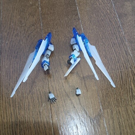 Plastic Model Gundam Gunpla HG AGE2 Clear Color Both Arms Arms Junk ...