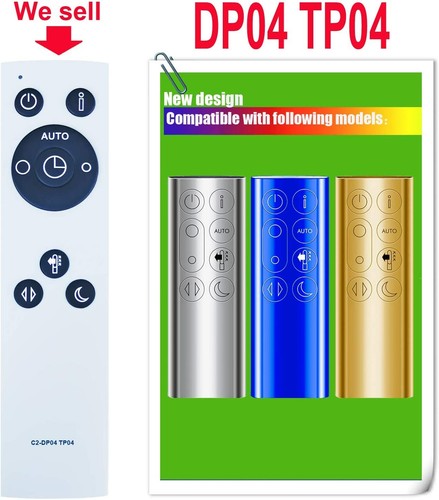 Replacement Remote Control for Dyson Pure Cool Purifying Tower Fan DP04 ...