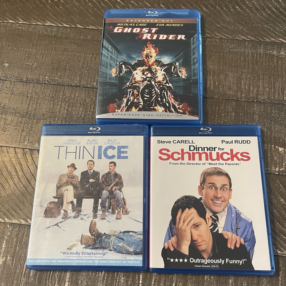 25 Movie Blu-ray Lot Anchorman Ronin Ghost Rider Phantasm Thin Ice ...