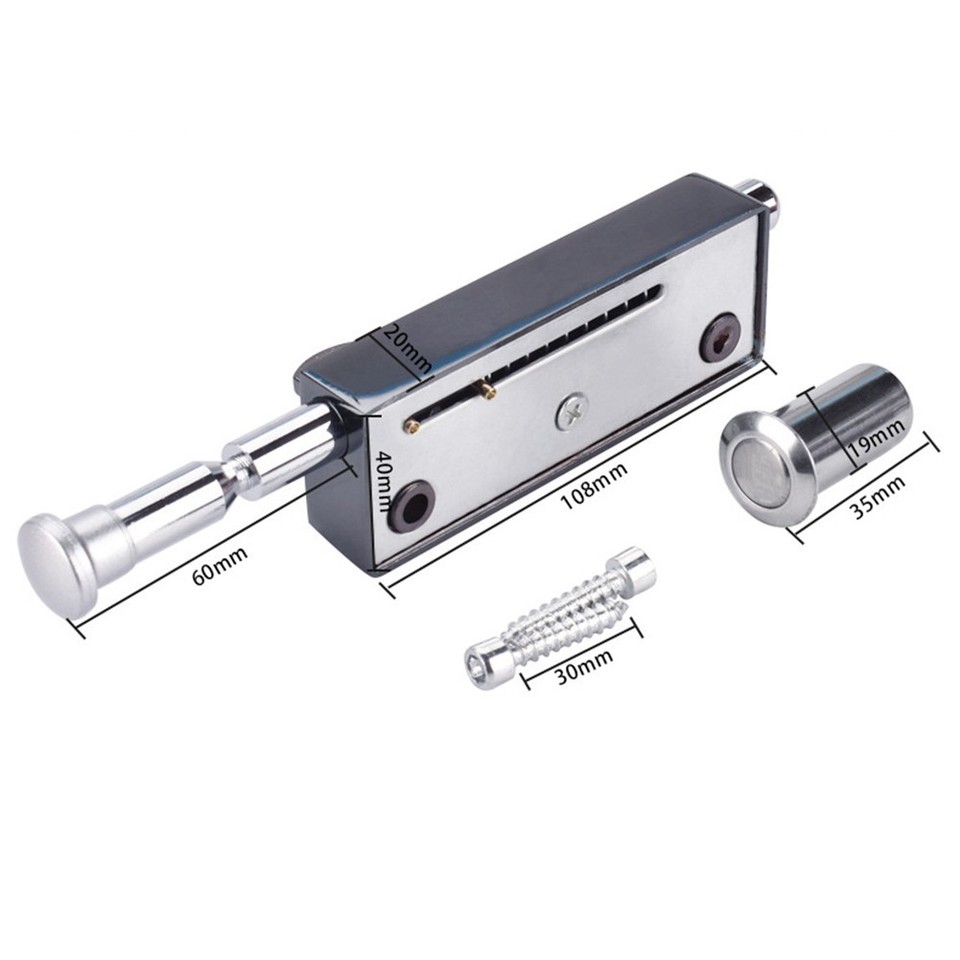 Aluminum Alloy Door Lock Floor Mounted Lock Double Door Setup Easy ...