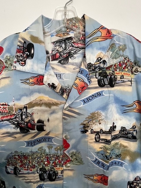 NHRA WAY COOL MATT RIDER DRAG RACING DRESS SHIRT SIZE MEDIUM NEW NEVER ...