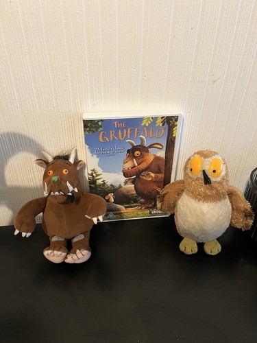 The Gruffalo Plush Bundle Gruffalo And Owl With DVD Julia Donaldson | eBay