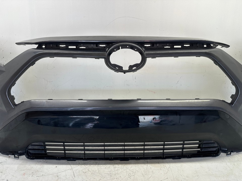 Front Bumper Cover Black 2019-2022 Toyota Rav-4 Hybrid LE SE 52119 ...