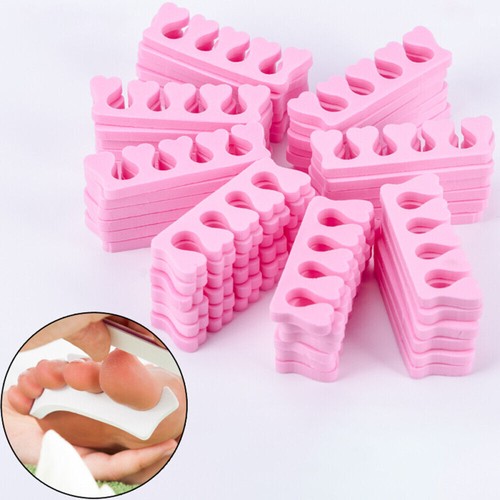 50pcs Soft Foam Sponge Toe Separators Finger Dividers Nail Art Manicure ...