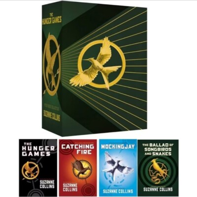 The Hunger Games Box Set (4 Books) by Suzanne Collins Paperback ...