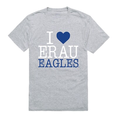 Embry Riddle Aeronautical University Eagles ERAU NCAA Cotton I Love T ...