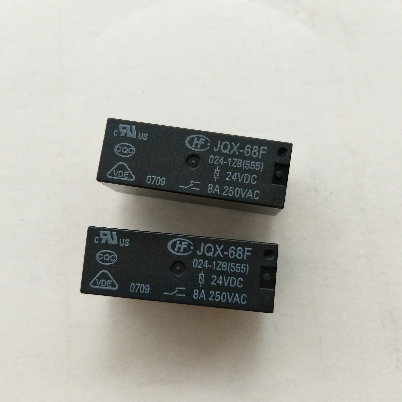 JQX-68F/009-1ZS JQX-68F-024-1ZB HF68F-024-1ZS Power Relay 8A 250VAC x ...