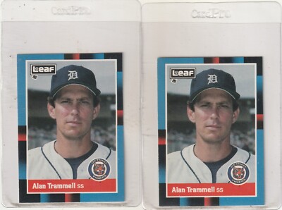 2- 1988 LEAF ALAN TRAMMELL NM/MT INV 6,775 | eBay