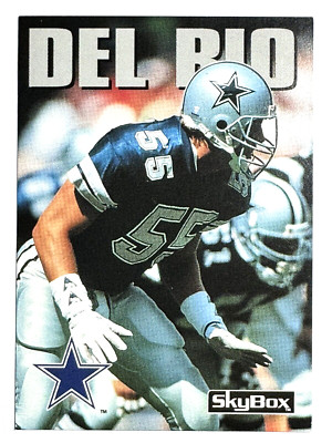 JACK DEL RIO Dallas Cowboys, Vikings 1992 SkyBox Impact Football Card ...