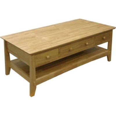 University Loft Solid Wood Coffee Table | eBay
