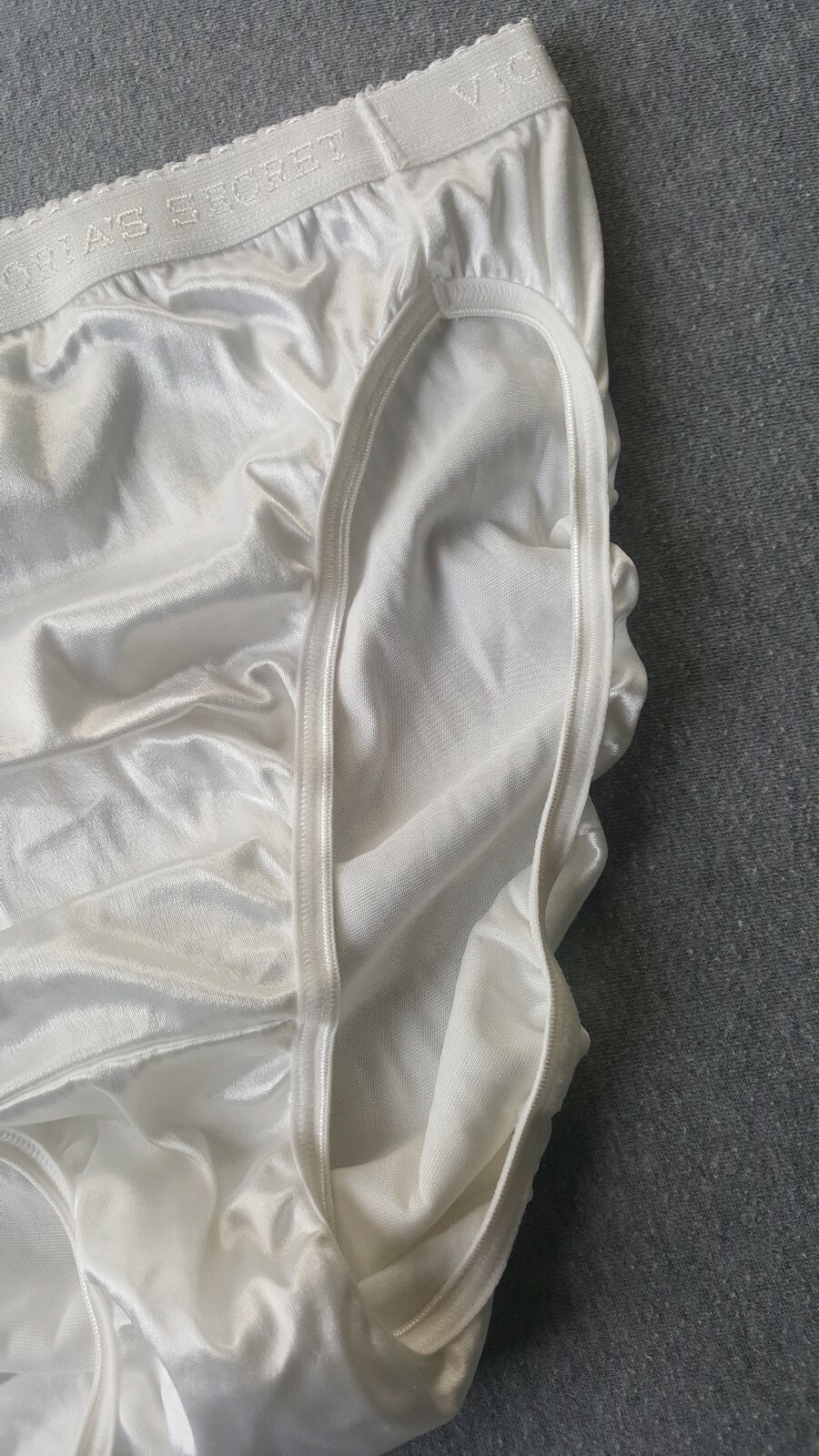 Victoria's Secret Vintage Second Skin Satin Hi-Leg Cu… - Gem