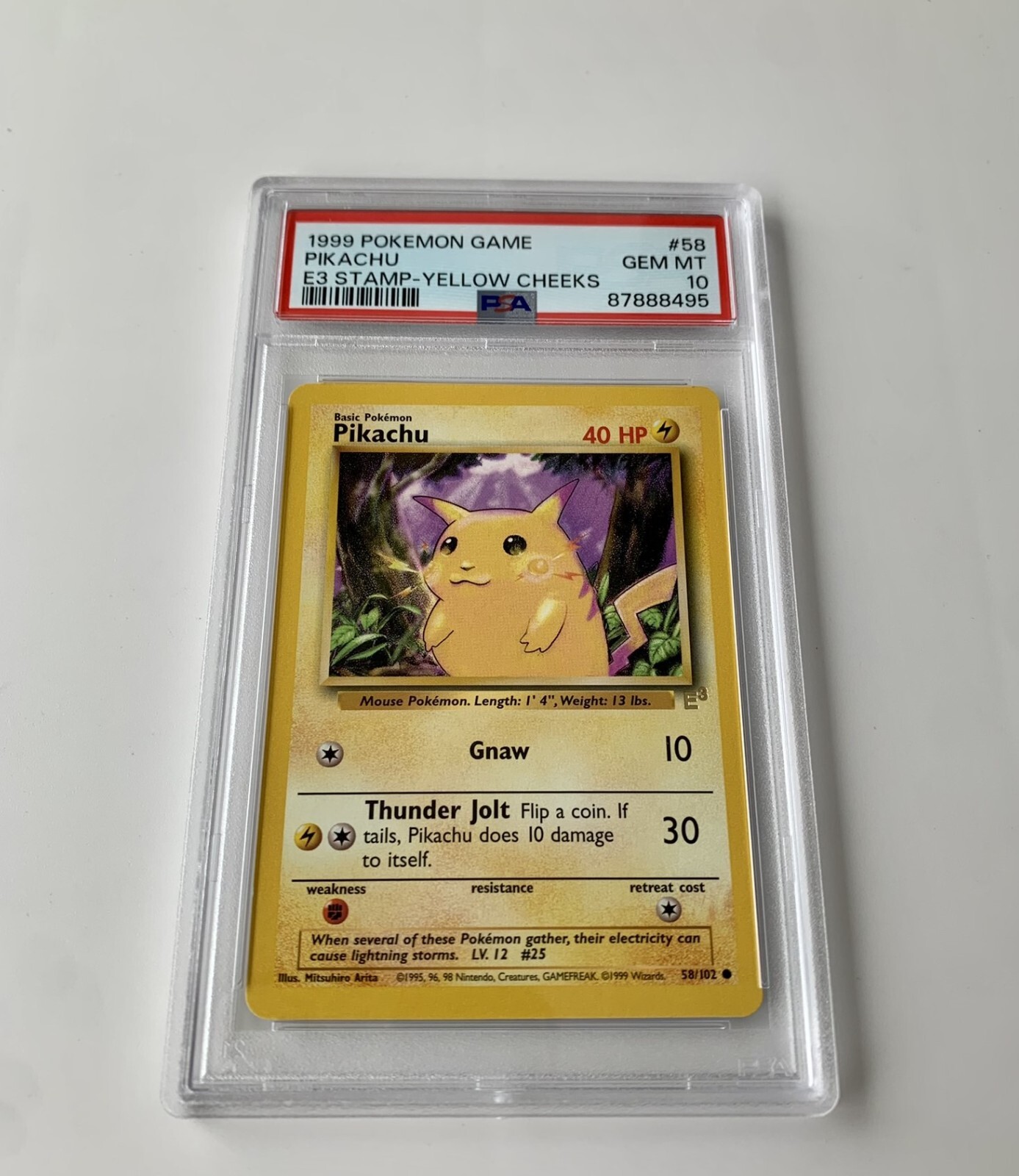 Pikachu 1999 Pokemon Game #58 Unlimited (E3 Yellow Cheeks) Price Guide ...