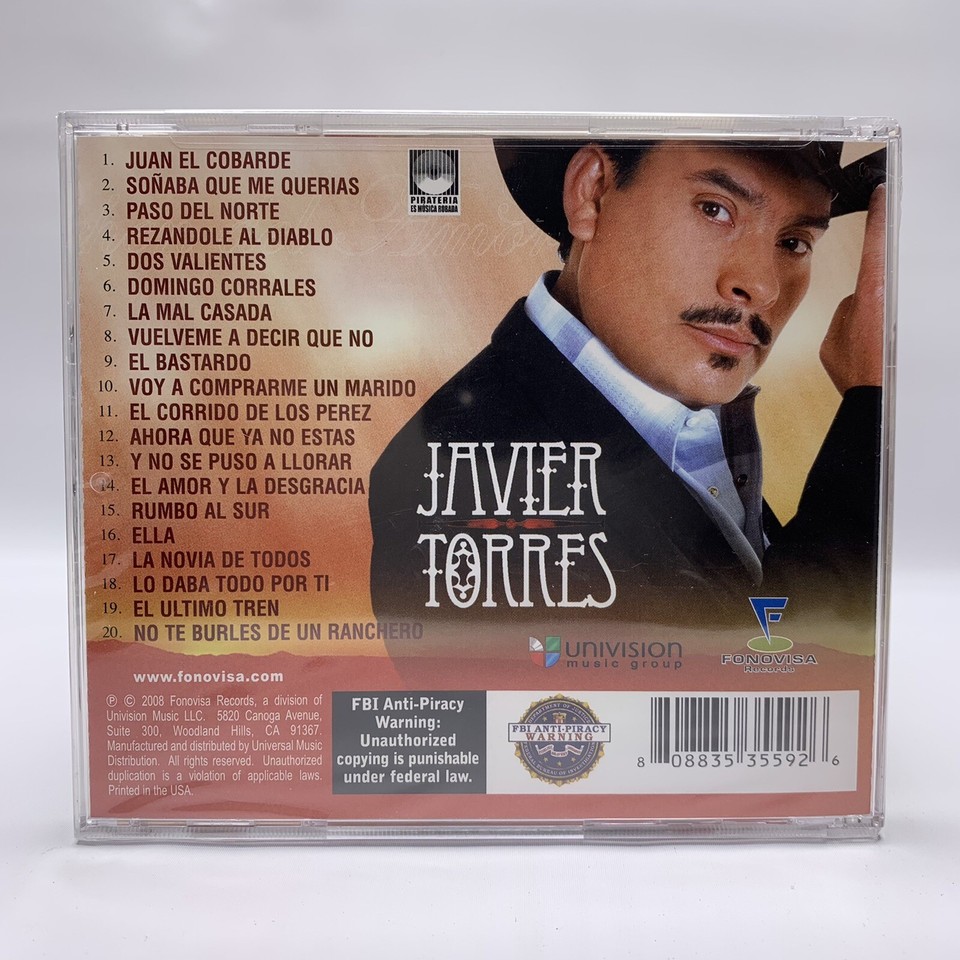 Javier Torres CD Rehen de Amor 20 Tracks Rumbo al Sur Corridos Rare New ...