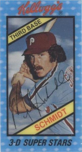 1980 Kellogg's 3-D Super Stars - Mike Schmidt #2 for sale online | eBay