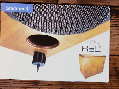 REL Acoustics Model Stadium III Subwoofer Dealer Spec Sheet *Orig* | eBay