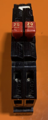 20/20 Amp 2 Pole - Type RC38 AL - Thin, Zinsco Breaker | eBay