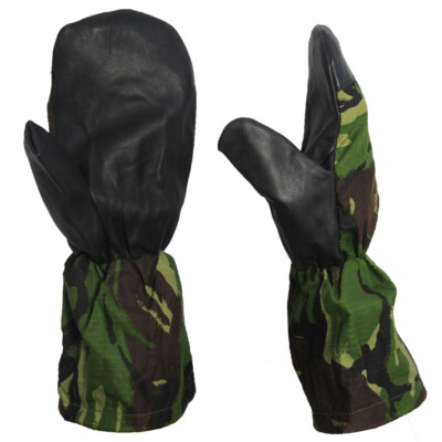 British Mittens Woodland DPM Camo Original GB Surplus Winter Gloves ...