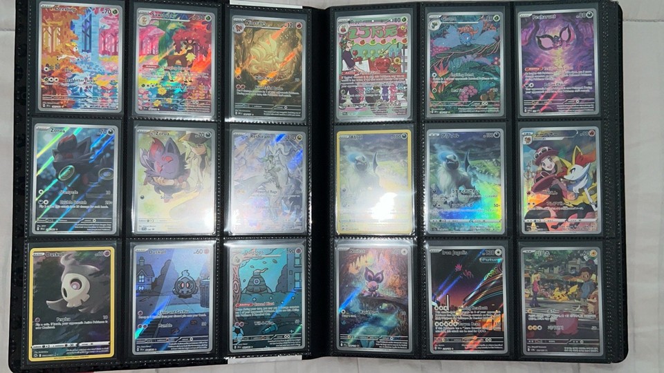 Pokémon Card Collection Binder -SIR, Gold, Ultra Rare, Charizard, IR ...