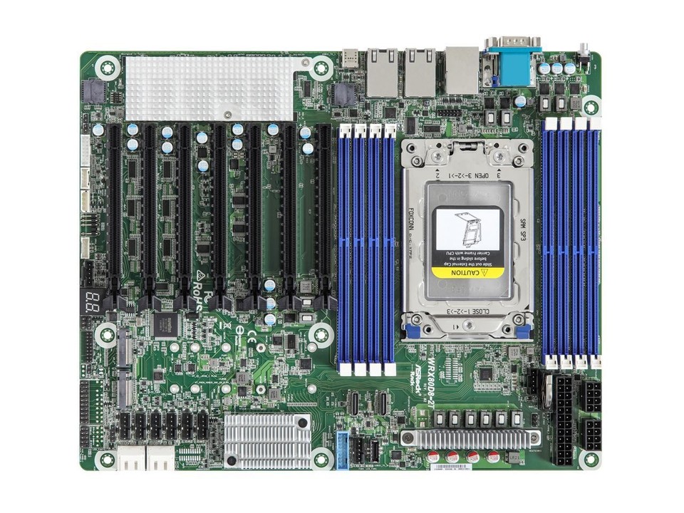 AsRock Rack WRX80D8-2T ATX Server Motherboard Socket sWRX8 AMD WRX80 | eBay