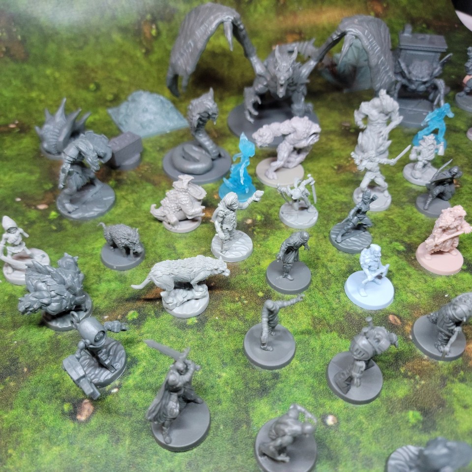 Huge Lot D&D Miniatures Set DND Game RPG Lich Dragon Marvelous Hero ...