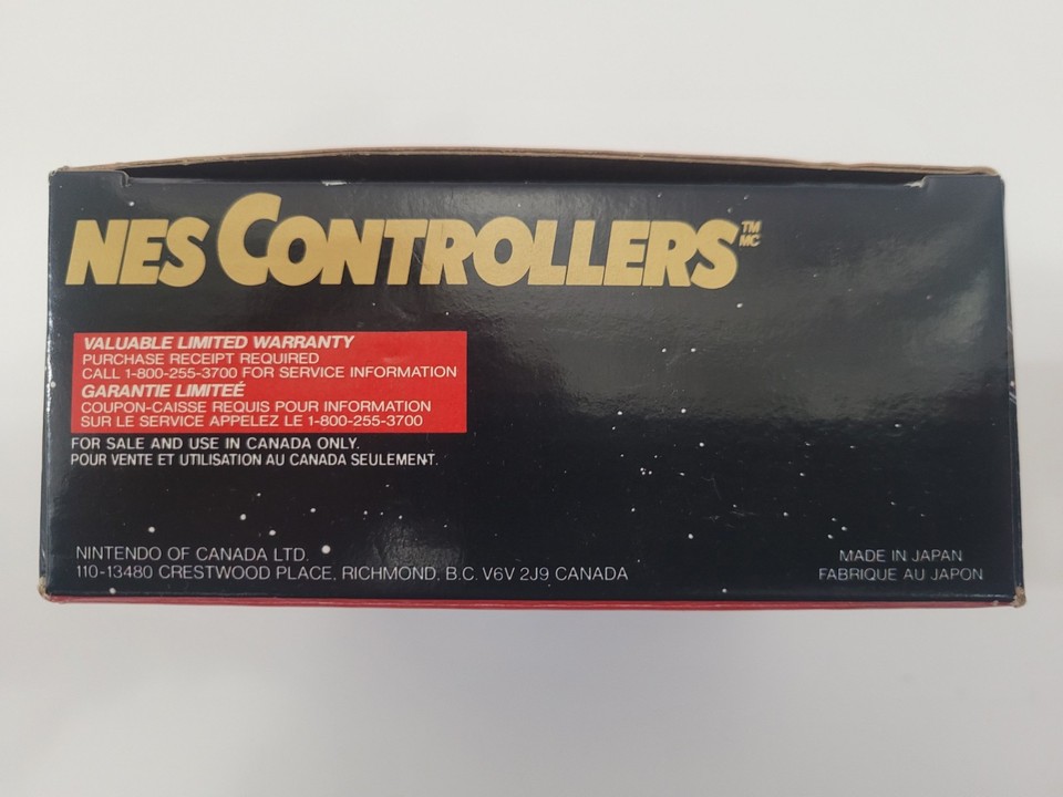 Vintage NEW IN BOX Authentic Original Nintendo NES RARE OEM Controllers ...