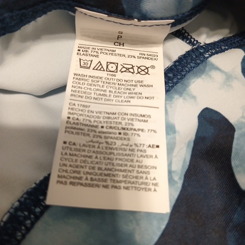 Old Navy Active PowerSoft Crop Joggers Women Small Blue Hi Rise Go Dry ...