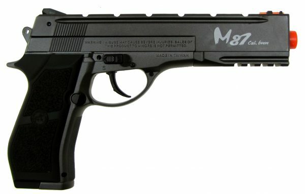 WG Black WinGun M87 Ris Airsoft Co2 Gas Metal Advance M9 Pistol 6mm Gun ...