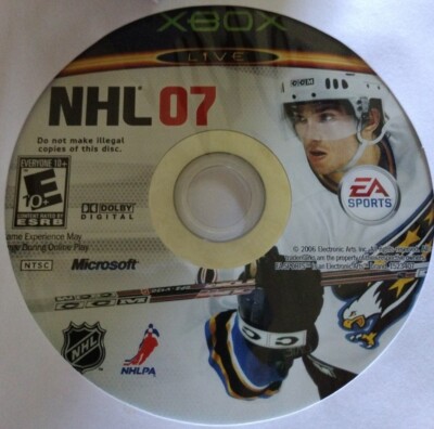 NHL 07 (Microsoft Xbox disc only, 2006) | eBay