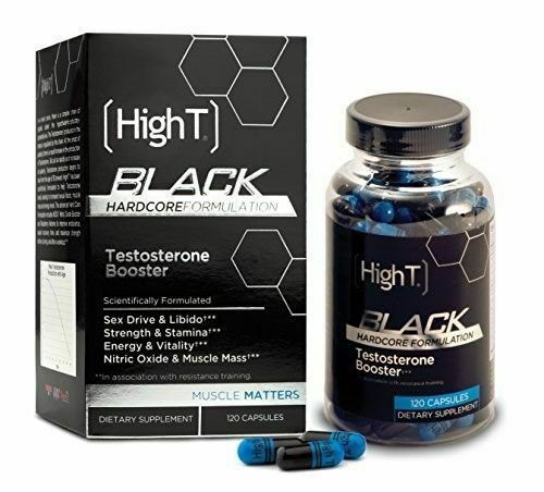 High-T Black Testosterone Booster Supplement 120 Capsules for sale ...