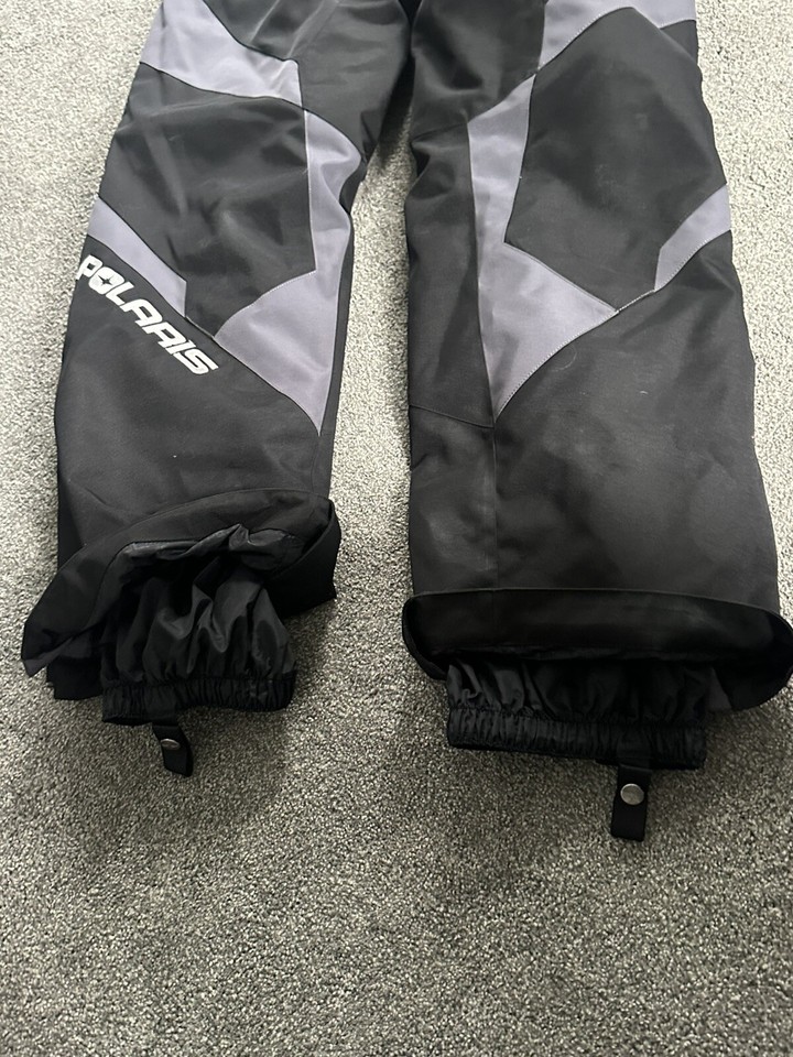 Polaris Mens TECH54 Switchback Snowmobile Bibs Waterproof Warm Black ...