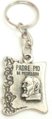 Padre Pio Key Chain, Made in Italy | eBay