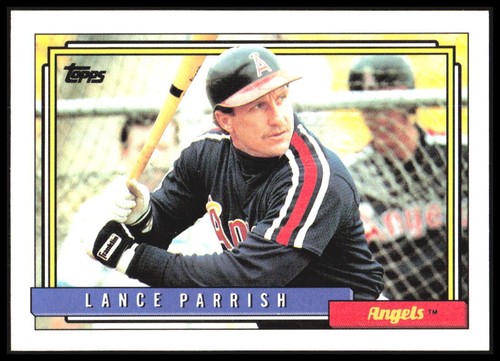 1992 Topps Lance Parrish #360 California Angels 5I | eBay