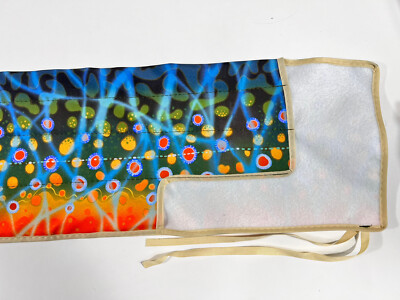 Fly Rod Sock Brook Trout Soft Cloth Bag for 9ft 4pcs Fly Rod | eBay