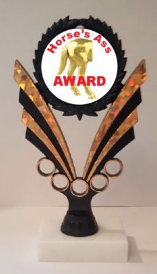 Horses Ass Trophy 7-1/4" Tall AS LOW AS $3.99 each FREE SHIPPING T06N1 ...