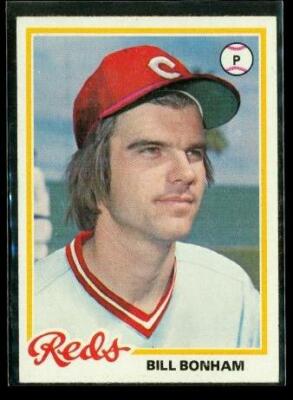 Vintage 1978 TOPPS Baseball Trading Card #276 BILL BONHAM Cincinnati ...