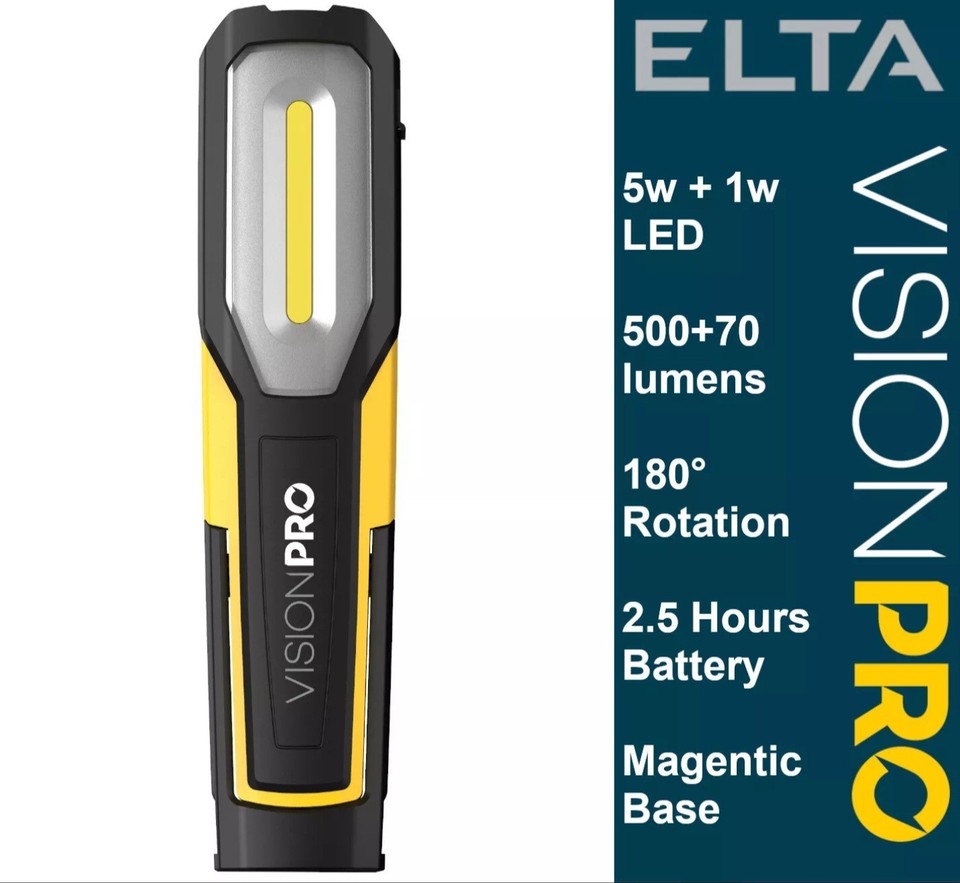 Vision Pro 500l LED Inspection Lamp / Light With Magnetic Rotatable ...