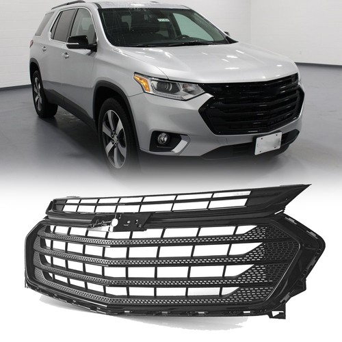 For 2018-2021 Chevrolet Traverse Black Front Bumper Upper Grille Mesh ...