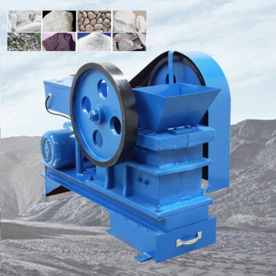 220V Jaw Crusher Rocks Ores Crushing Machine 480-1800kg/h Steel Slag ...