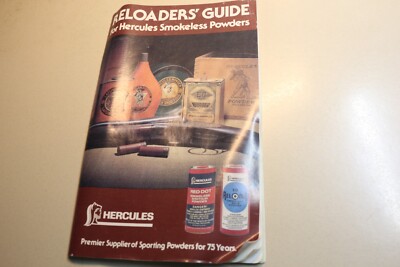 Reloaders Guide for Hercules Smokeless Powders 1988 Edition | eBay