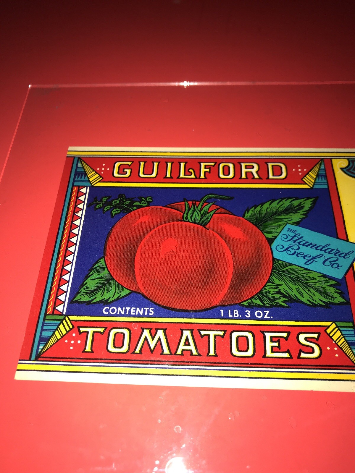 Antique Tomatoe Soup Can Label- OLD- Colorful Decor- 1930’s | eBay