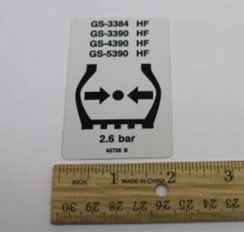 82756 / 82756GT OEM Genie DECAL LABEL TIRE PRESS GS90 CE | eBay